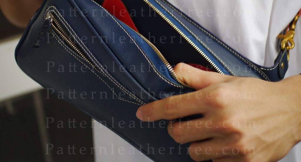 Pattern Leather Sling Bag - Download PDF