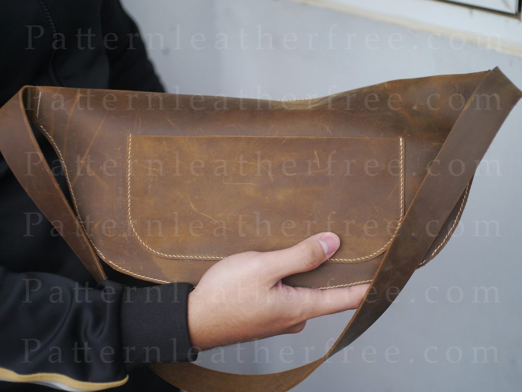 Leather Pattern Crossbody Bag - Download PDF