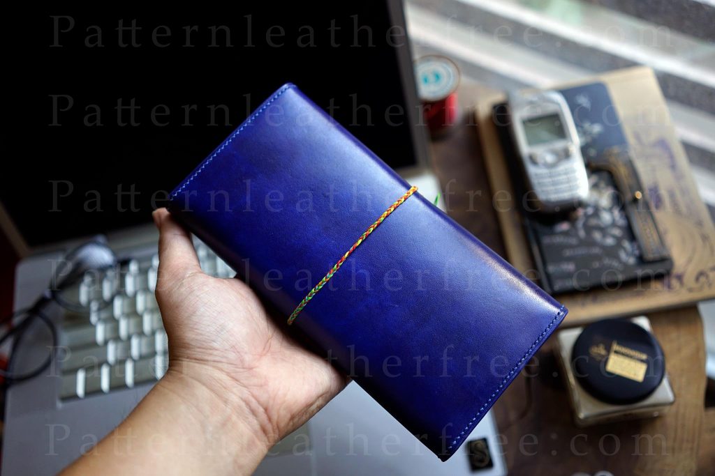 Leather Pattern Long Wallet - Download PDF